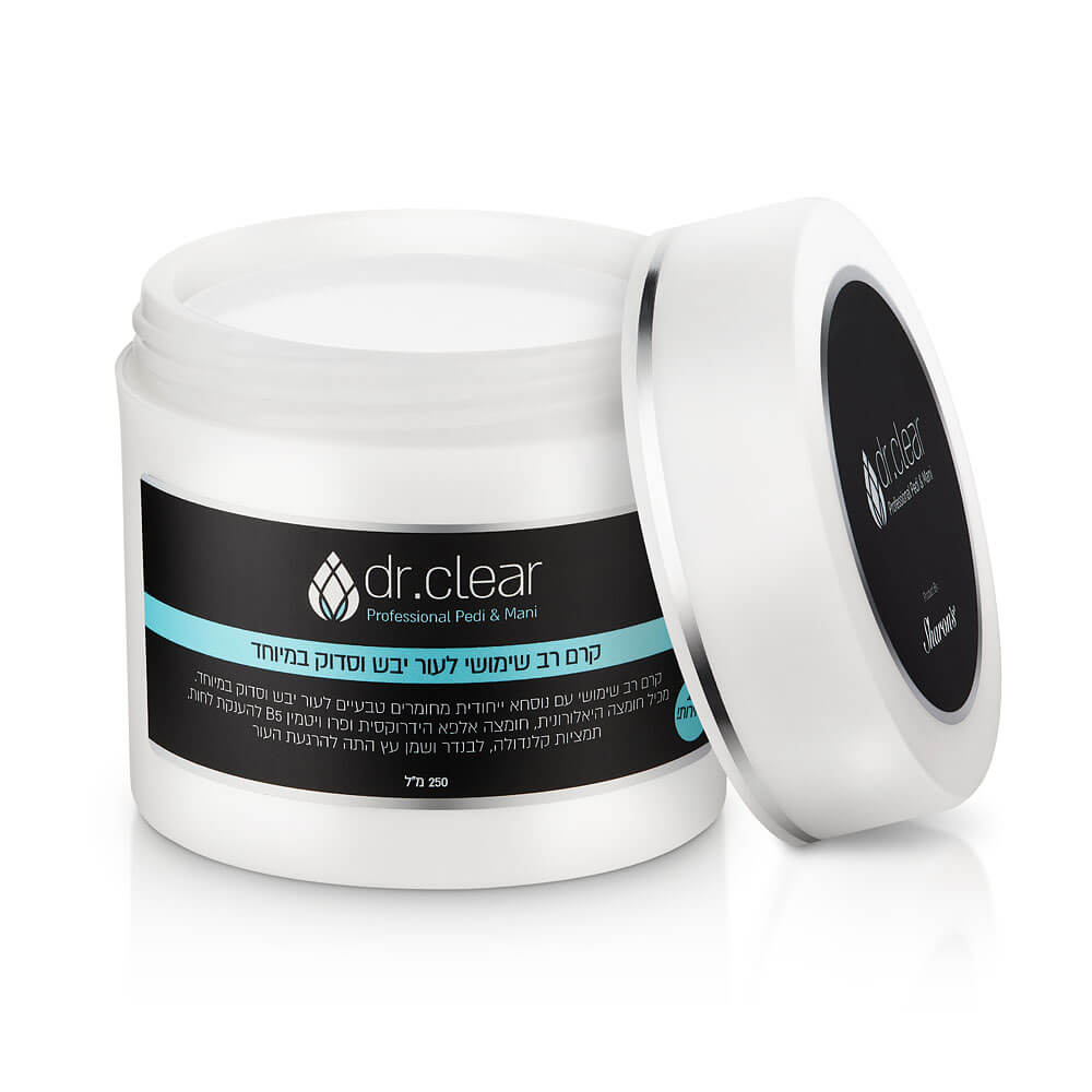 קרם רב שימושי לעור יבש וסדוק במיוחד Dr. clear - Uhair - מוצרים איכותיים ...